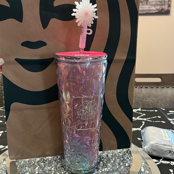 Starbucks | Dining | Wicked Starbucks Prism Cold Cup W Wand Straw ...